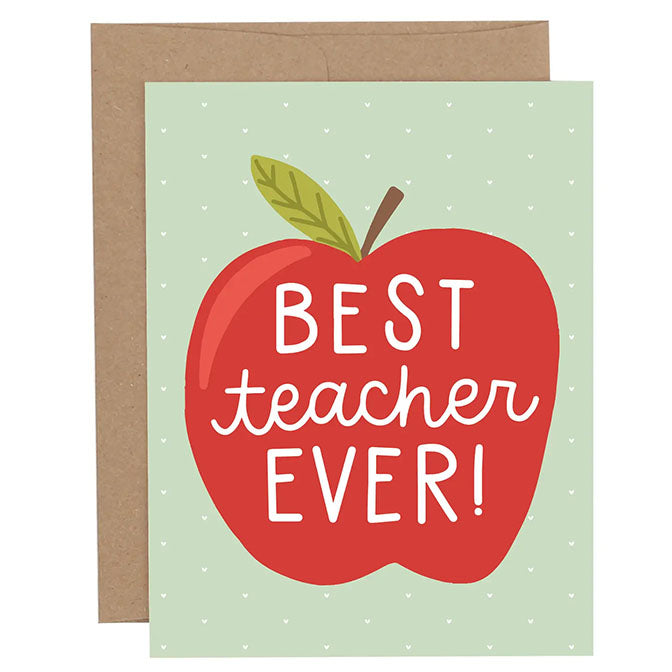 Best Teacher Greeting Card – Roost Gift & Home Collection