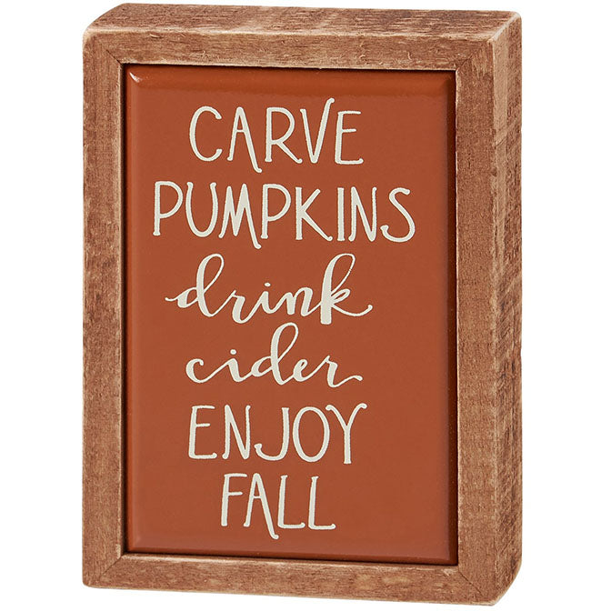 Enjoy Fall Block Sign – Roost Gift & Home Collection