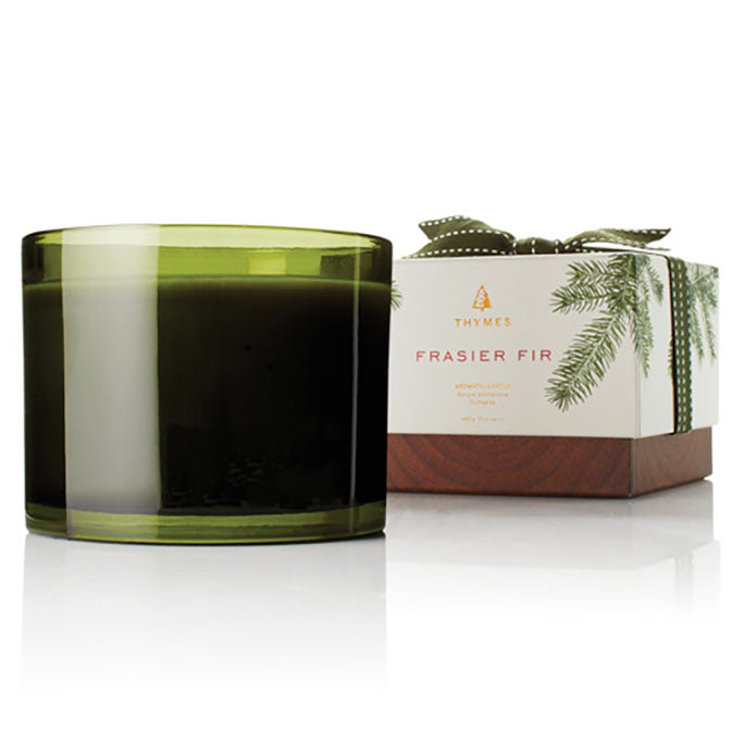 Frasier Fir 17oz Poured Candle, 3-wick, Green – Roost Gift & Home ...