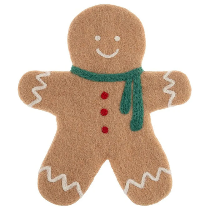Gingerbread Man Felt Trivet – Roost Gift & Home Collection