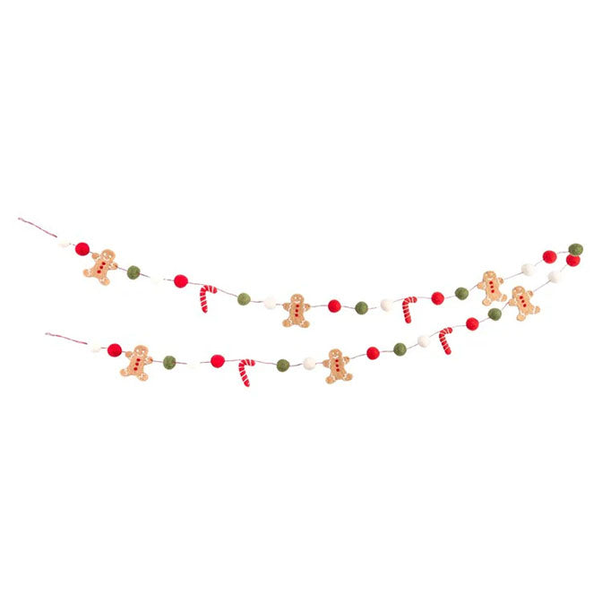 Gingerbread Man Garland – Roost Gift & Home Collection