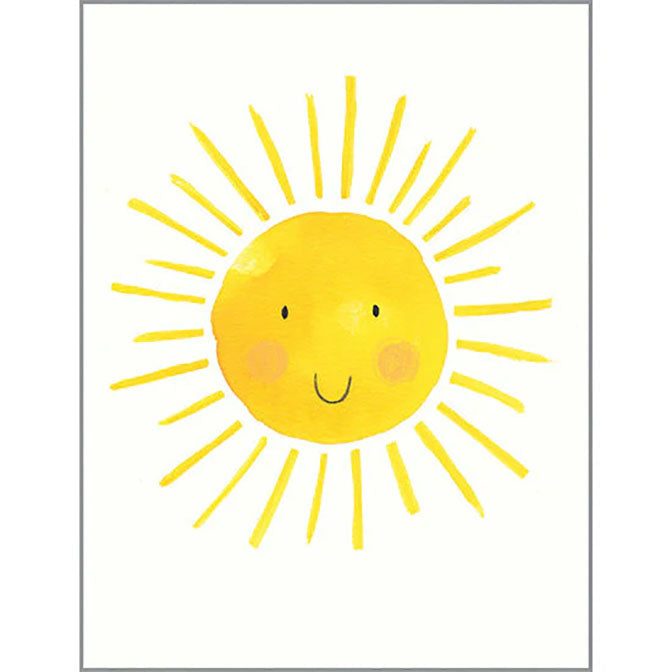 Thinking of You card - Smiling Sun – Roost Gift & Home Collection