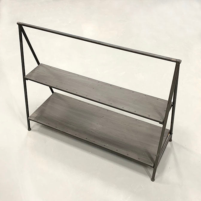 Long Rectangle Two Shelf Metal Stand – Roost Gift & Home Collection