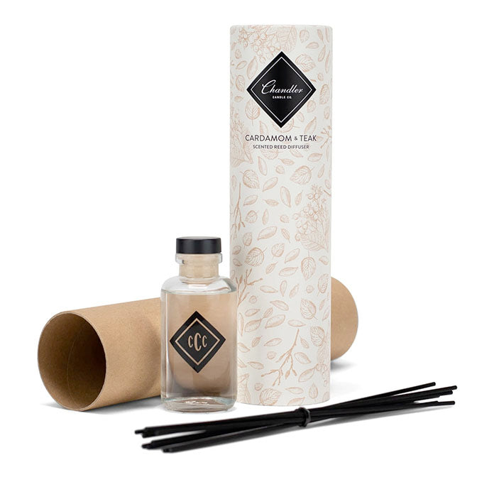 Cardamom & Teak 8oz Reed Diffuser – Roost Gift & Home Collection