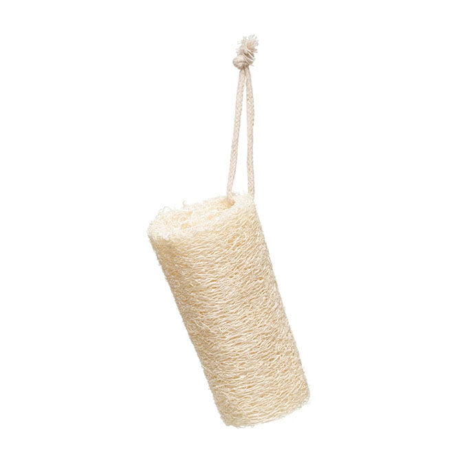 Loofah Brush with Cotton Rope Hanger, Natural – Roost Gift & Home ...