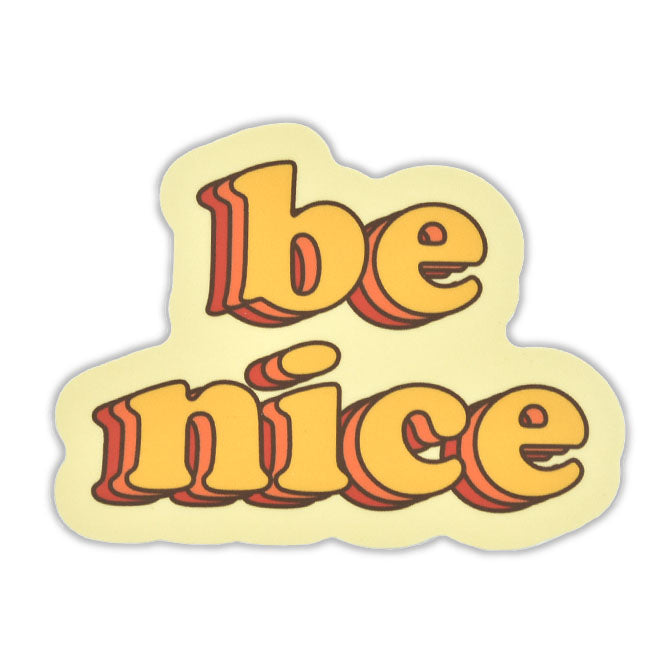 Be Nice Sticker – Roost Gift & Home Collection
