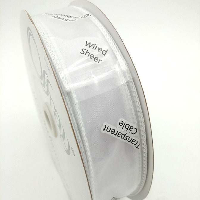 1-1/2" White Sheer Ribbon – Roost Gift & Home Collection